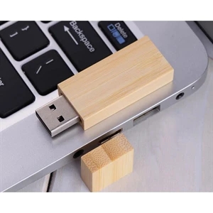 Slim Wooden USB Flash Drive - Best Name Badges
