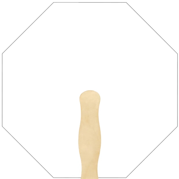 Stop Sign Hand Fans - Best Name Badges