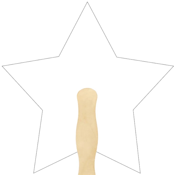 Star Hand Fans - Best Name Badges