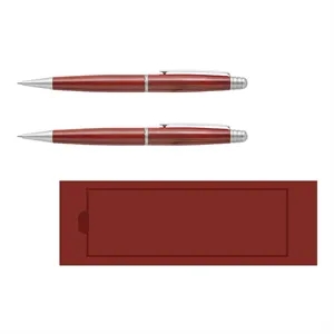 Terrific Timber-4 Pen and Pencil Set in Wooden Box - Best Name Badges