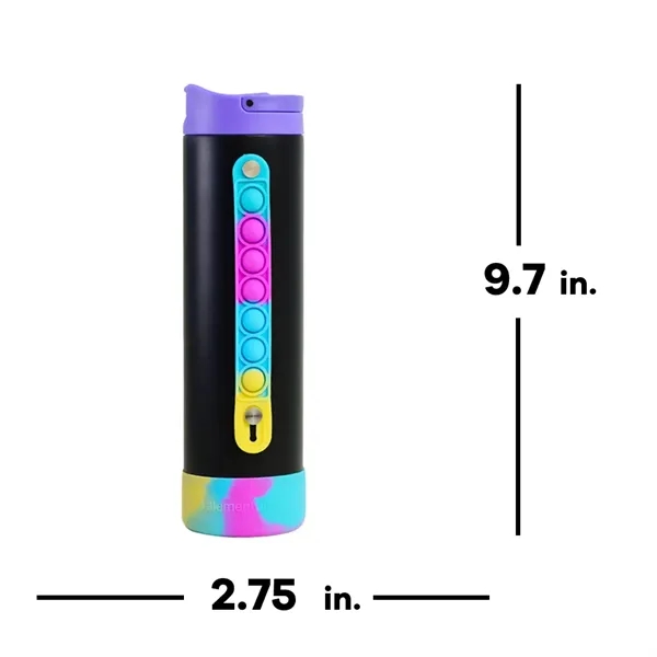 Elemental 20 oz Iconic Pop Fidget Bottle - Best Name Badges