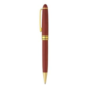 The Milano Blanc Rosewood Ballpoint Pen - Best Name Badges